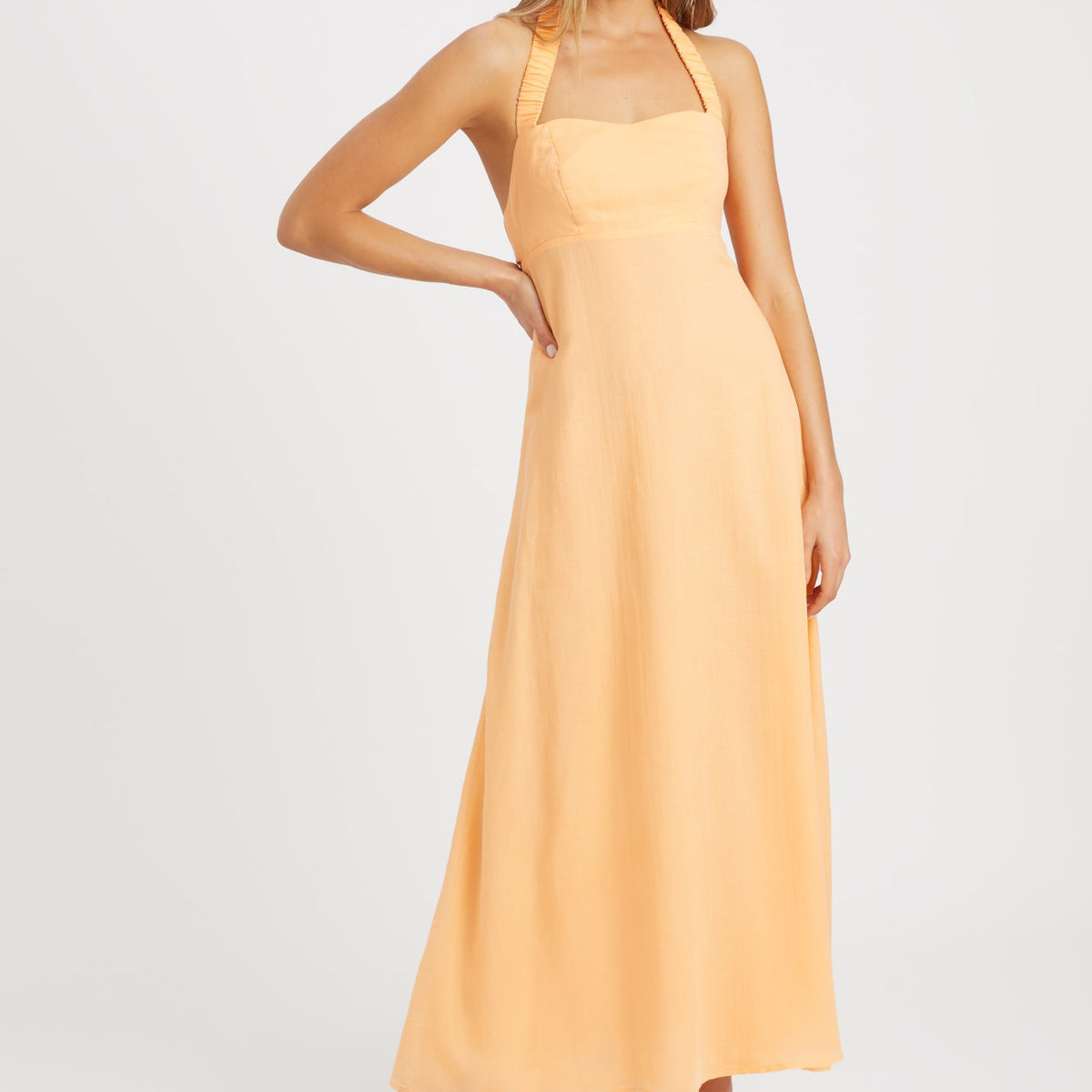 Georgette Halter Dress – USA KOOKAÏ