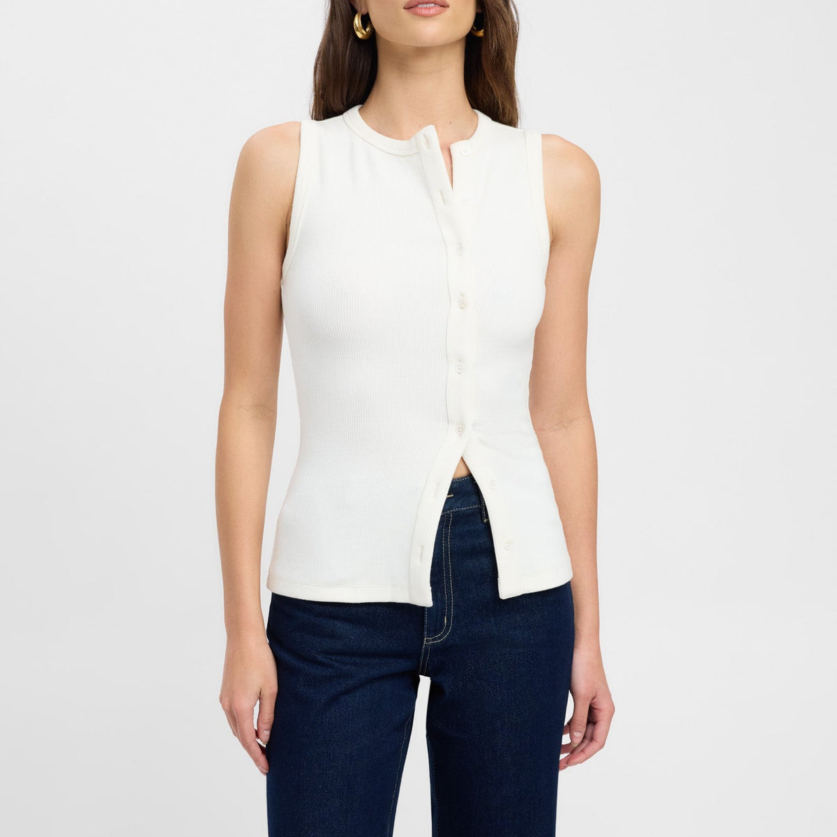 Bec Button Tank – USA KOOKAÏ